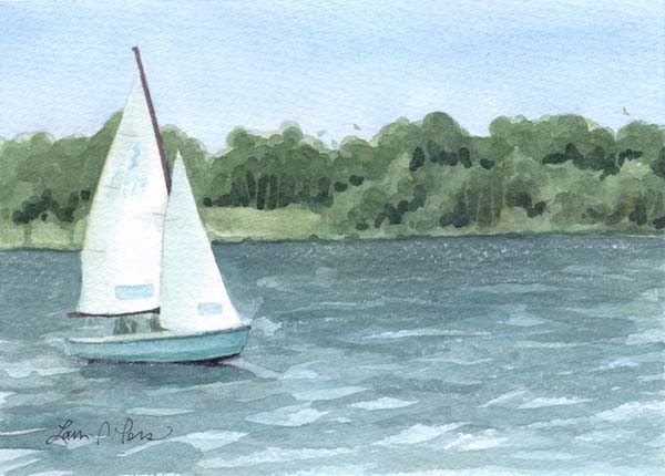 Laura D. Poss Watercolors | Paintings of Land and Sea