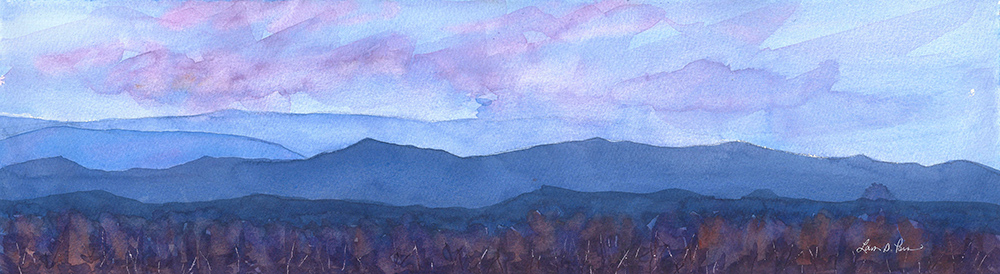 Laura D. Poss Watercolors | Paintings of Land and Sea