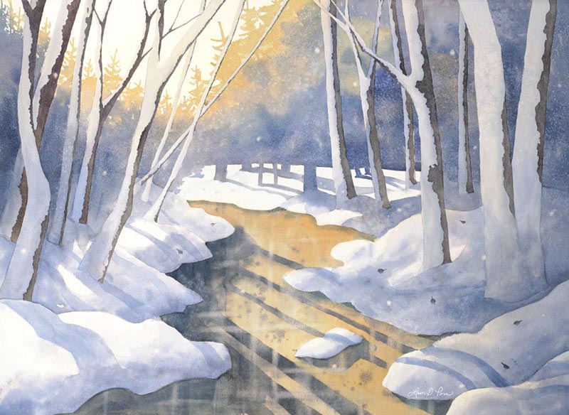 Laura D. Poss Watercolors | Paintings of Land and Sea