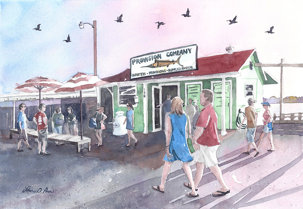 Laura D. Poss Watercolors | Paintings of Land and Sea