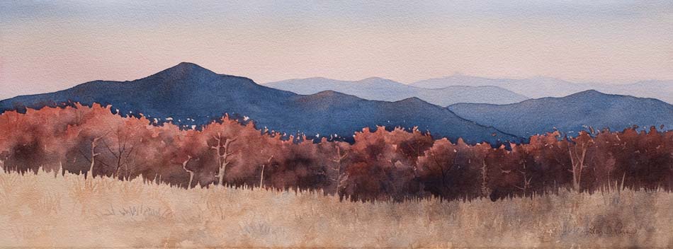 Laura D. Poss Watercolors | Paintings of Land and Sea