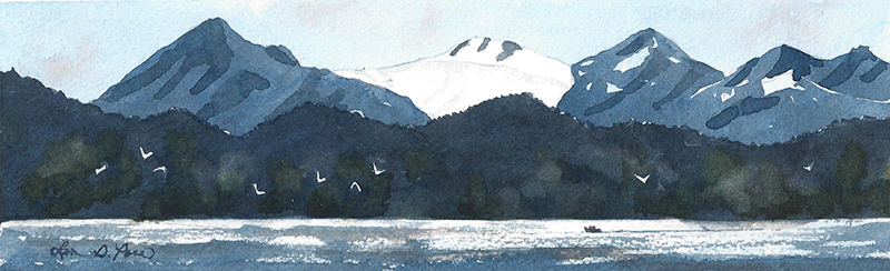 Laura D. Poss Watercolors | Paintings of Land and Sea