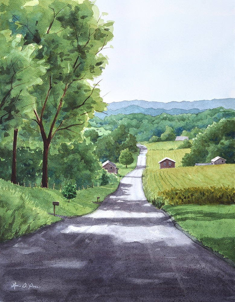 Laura D. Poss Watercolors | Paintings of Land and Sea