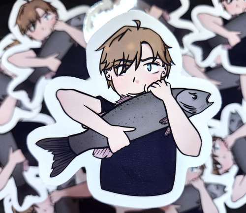 Leon S. Kennedy Fish Sticker | Kaikishi