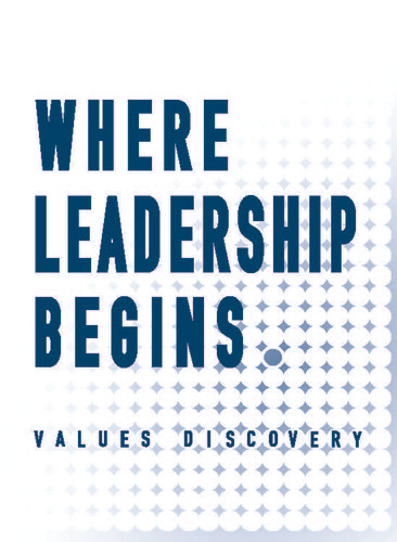 WHERE LEADERSHIP BEGINS Values Discovery Cards (Digital) | EDGE ...