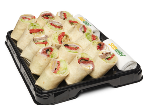 Platter with Gluten-Free Wrap~ | Subway Catering