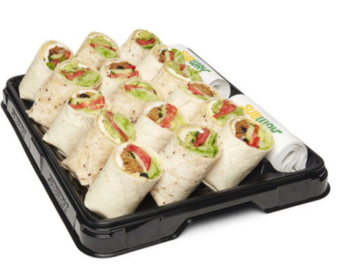 Subway® Veggie Platter - Wraps | Subway Catering