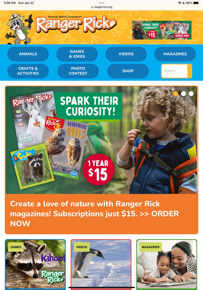 Ranger Rick | Nature's Materials