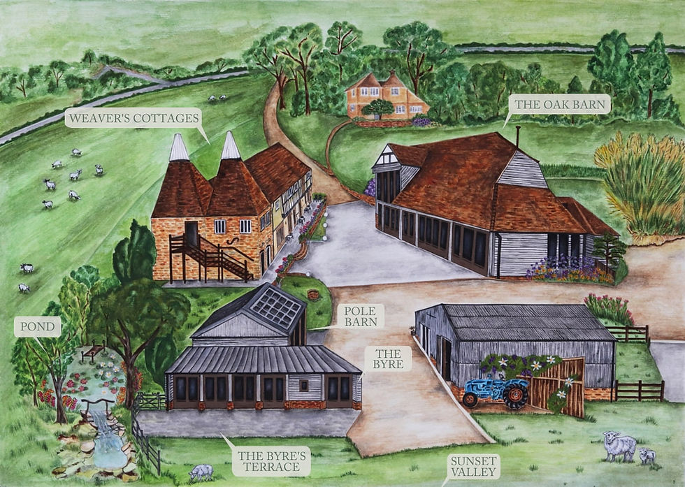 The Oak Barn Frame Farm Wedding