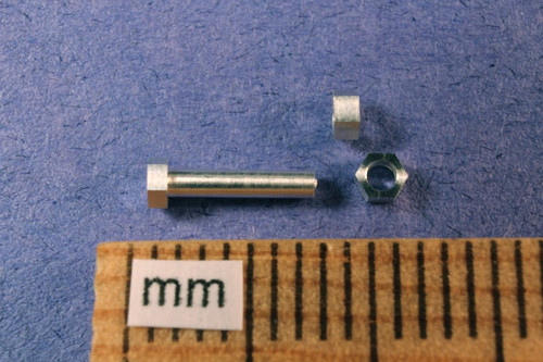 Nut & Bolt Pins - Hex 1.98mm (.078")