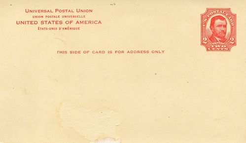 U.S. Scott UX25 Unused 2 Cent Postal Card Picturing U. S. Grant ...