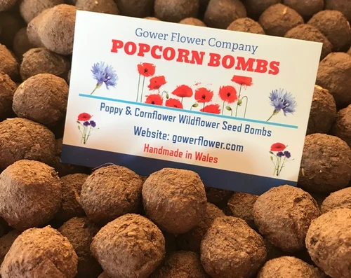 20 x Popcorn Seed Bombs - A beautiful combination of Poppies and ...