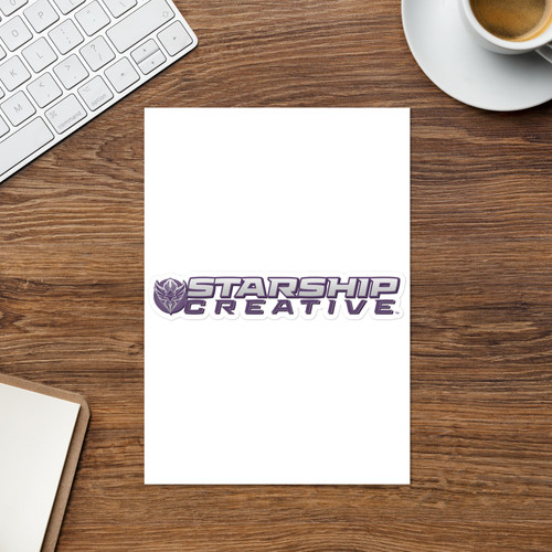STARSHIP Creative Glossy Stickers (Sheet) | Starship Creative