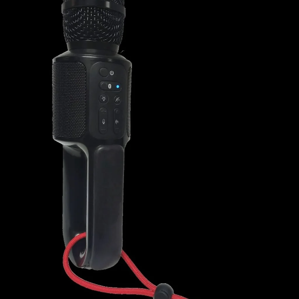 Wireless Bluetooth Mini P.A. Karaoke LED Microphone & Speaker ...