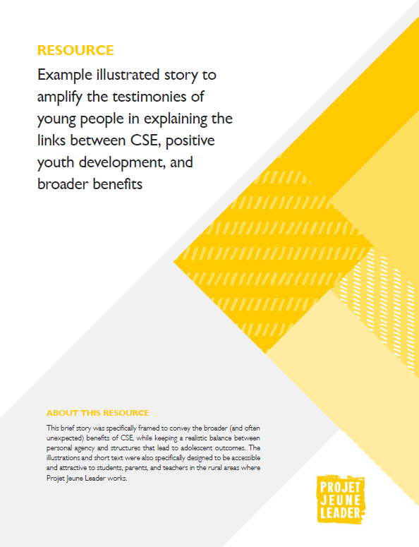 Example illustrated story to amplify the testimonies of young people in ...