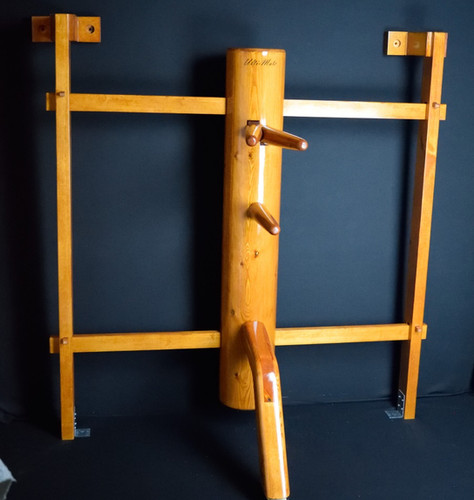 Bespoke Rack Mounted Ip Man Wing Chun Wooden Dummy - Made to order ...
