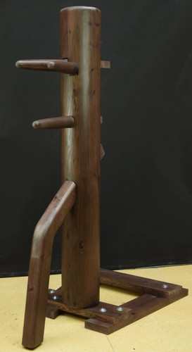Standard Freestanding Wooden Dummy - Walnut | Ulti-Mate Wooden Dum