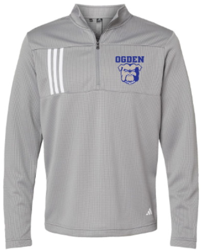 Adidas 1/4 Zip Pullover - Bulldog Logo | Ogden Athletic Boost