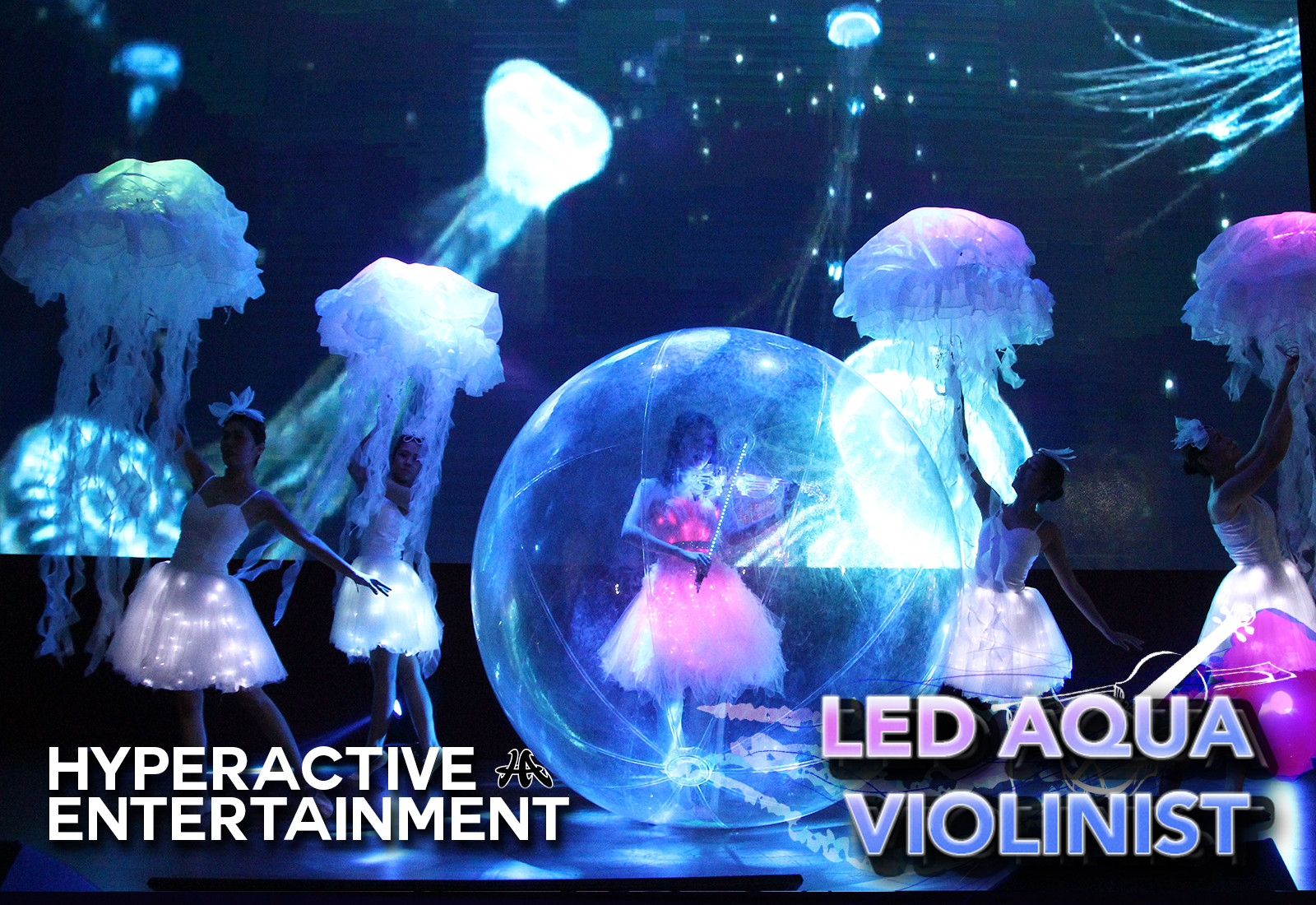 LED Aqua Violinist - Hyperactive Entertainment