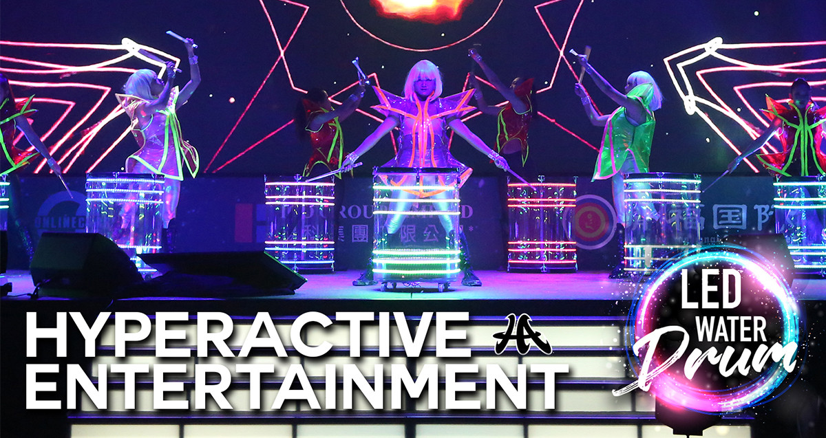 LED Water Drum - Hyperactive Entertainment