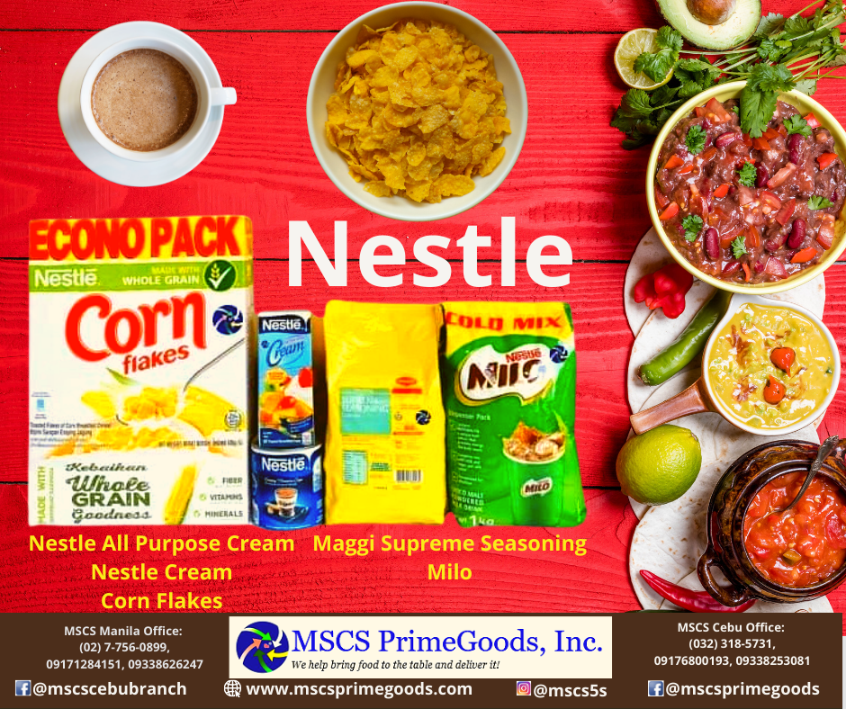 Nestle I MSCS PrimeGoods, Inc. I Greater Manila Area & Cebu, Philippines