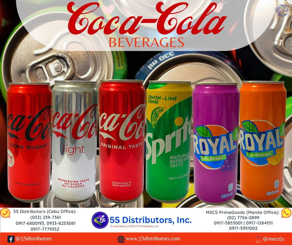 Coca-cola Beverages Distributor I Cebu & Iloilo Foodservice Supplier ...
