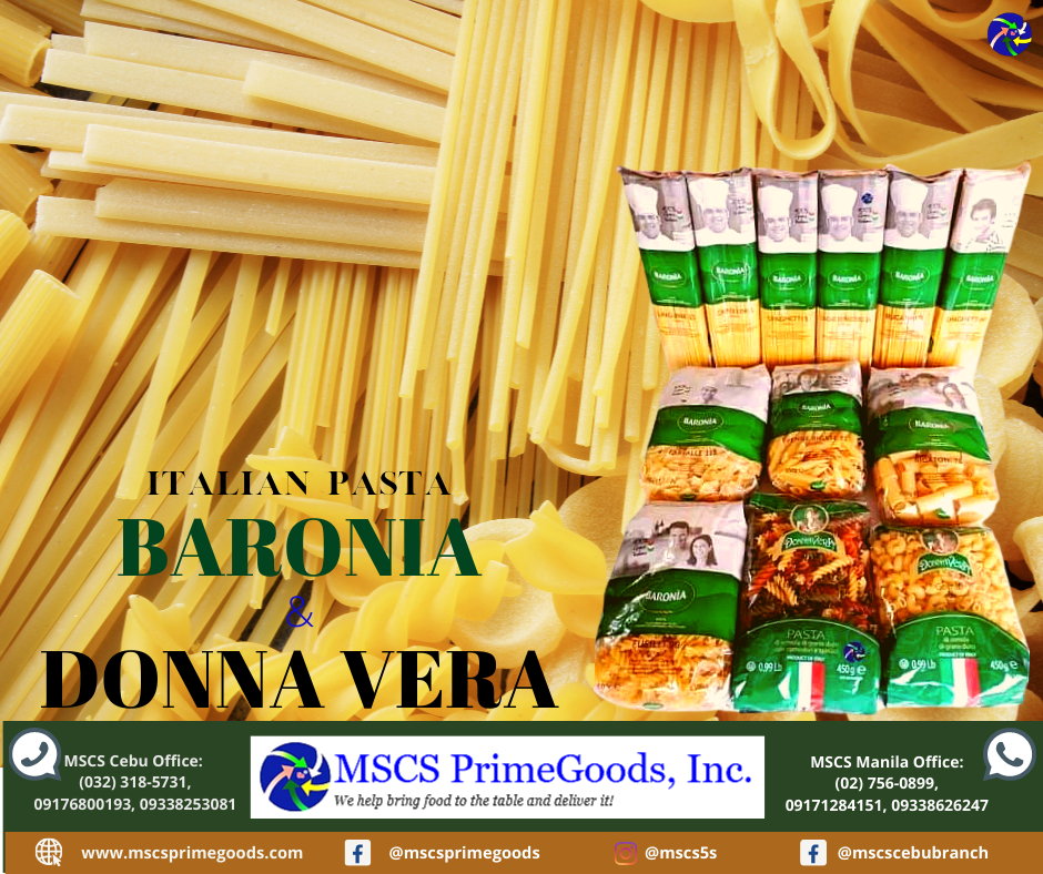 BARONIA & DONNA VERA ITALIAN PASTA I MSCS PrimeGoods, Inc. I Greater ...