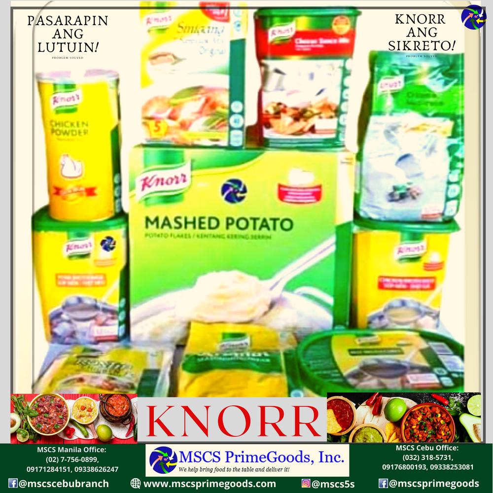 KNORR I MSCS PrimeGoods, Inc. I Greater Manila Area & Cebu, Philippines