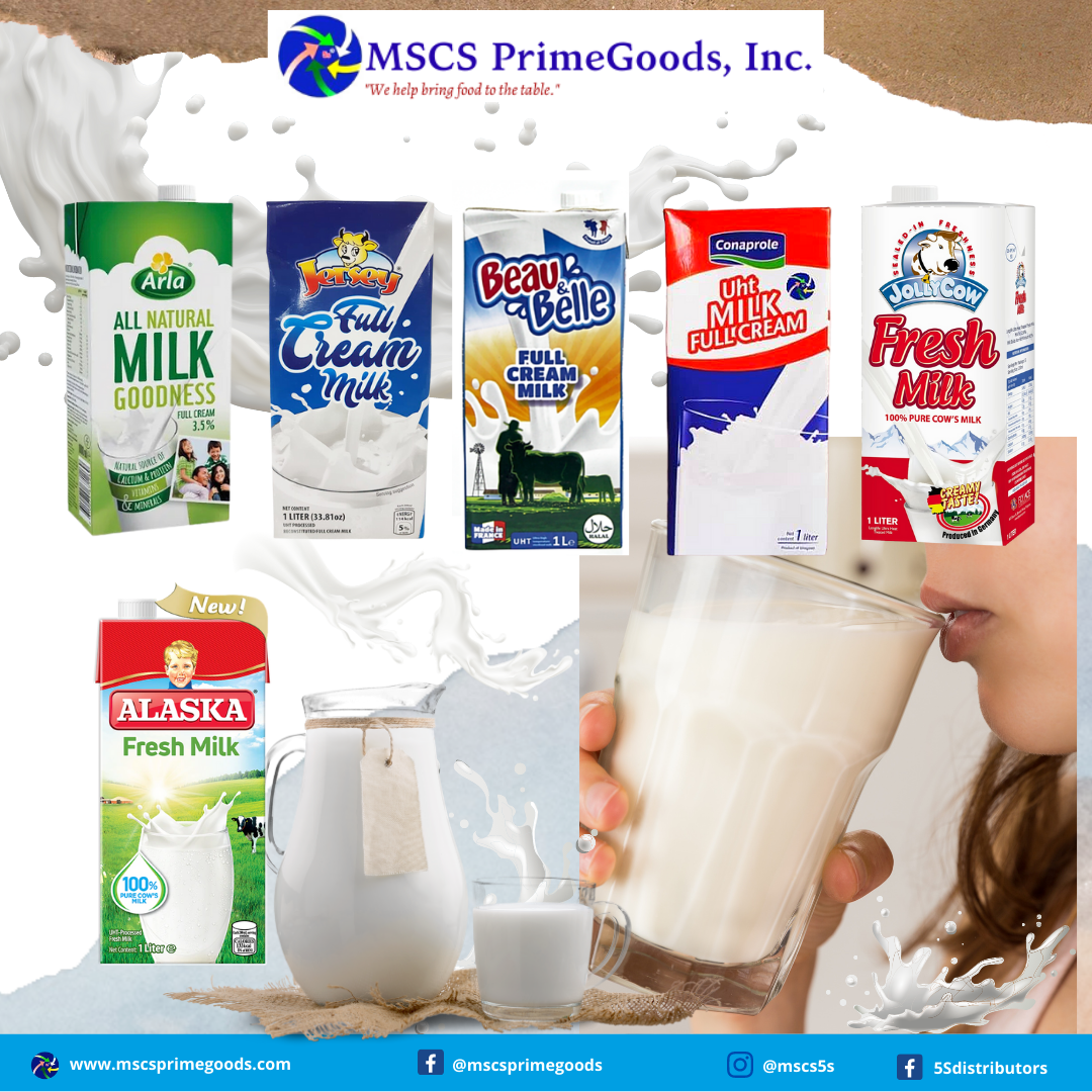 Full Cream Milk (UHT) I MSCS PrimeGoods, Inc. I Greater Manila Area ...