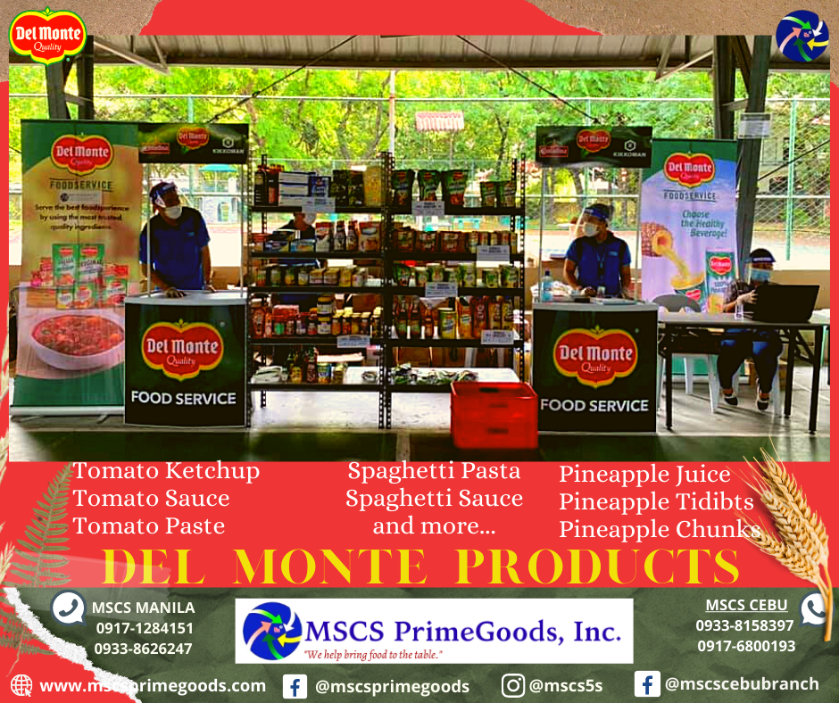 Del Monte Products I MSCS PrimeGoods, Inc. I Greater Manila Area & Cebu ...