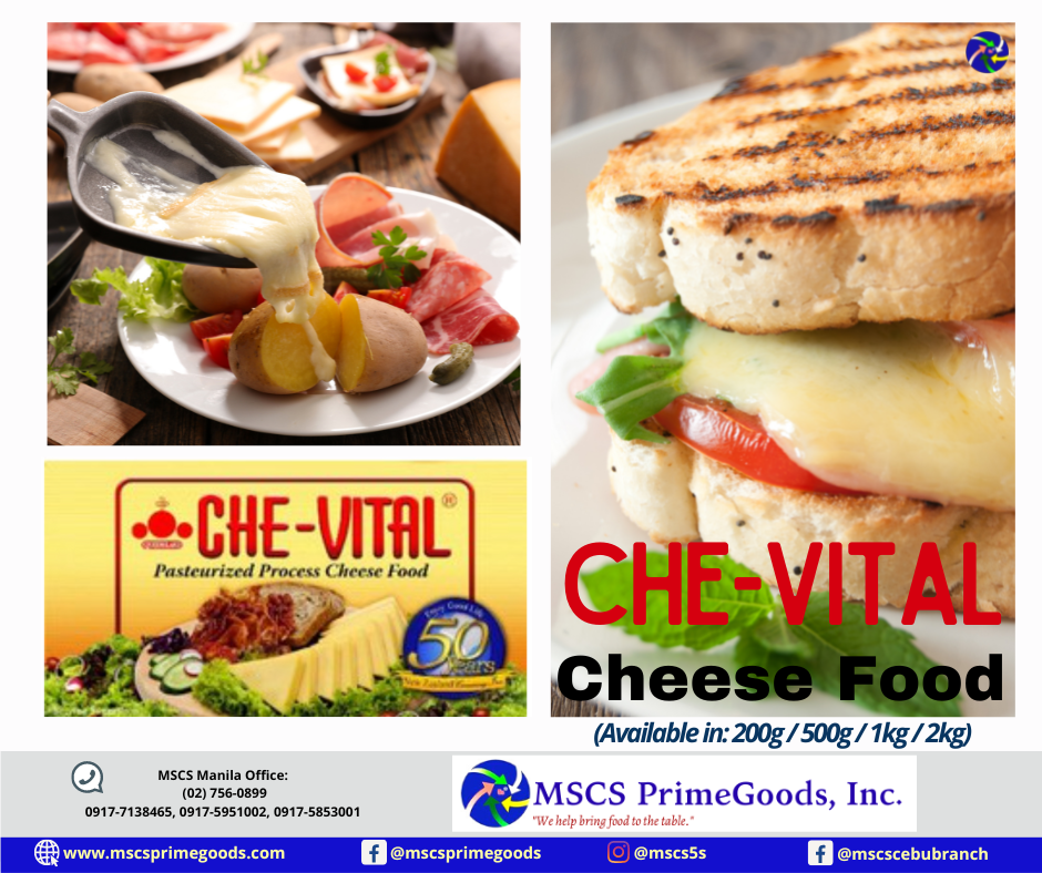 Che-Vital Cheese Food Supplier I MSCS PrimeGoods, Inc. I Greater Manila ...