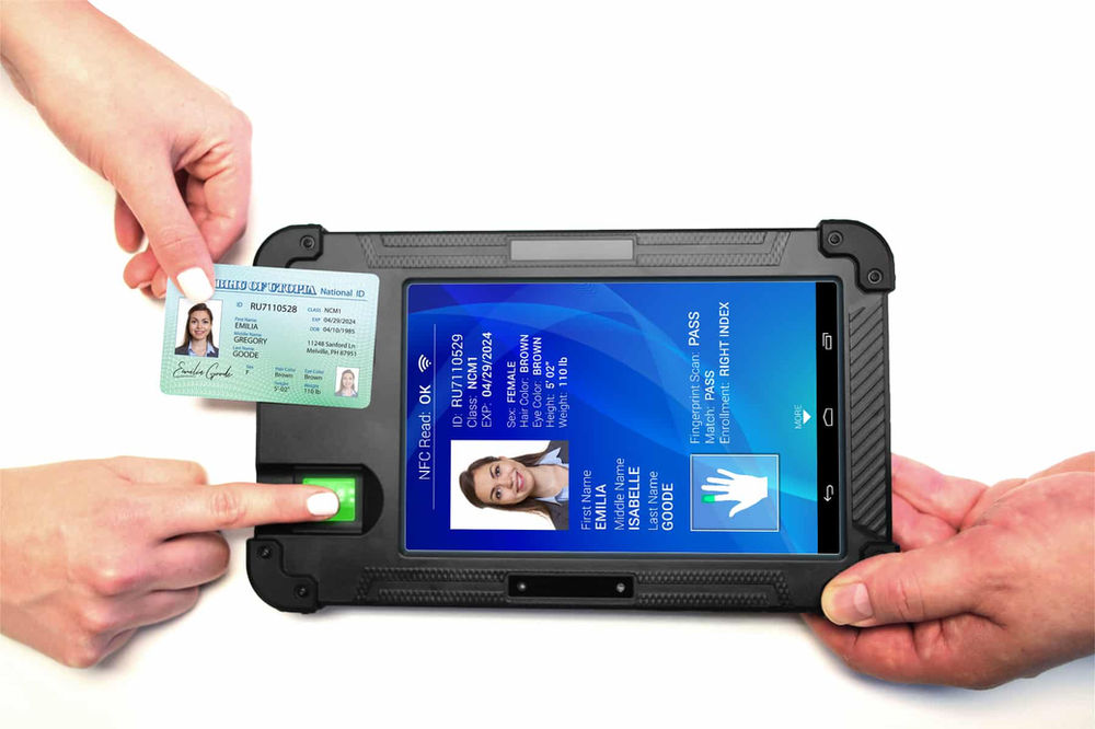 BIOSID™ Biometric Mobile Enrollment and Verification Tablet Device BIOSID™ Biometric Mobile Enrollment and Verification Tablet Device