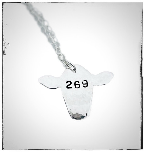 269 Cow Head Necklace | Christy Robinson