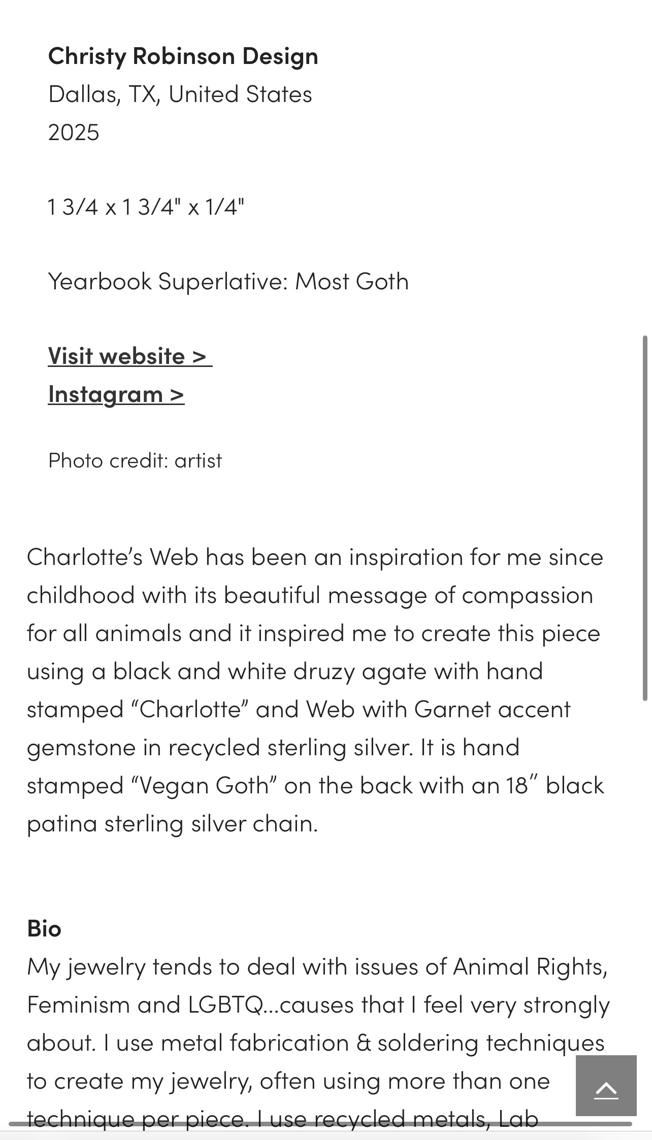 Vegan Jewelry|United States|Christy Robinson Design|Blog