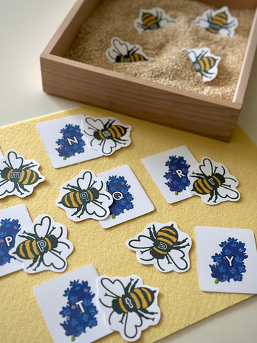 Letter Bees | HappyLearningMoments