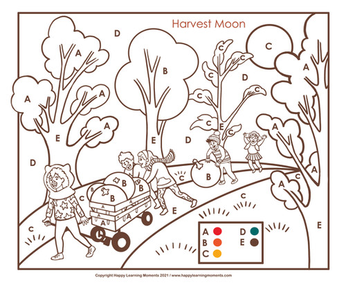 harvest moon coloring book