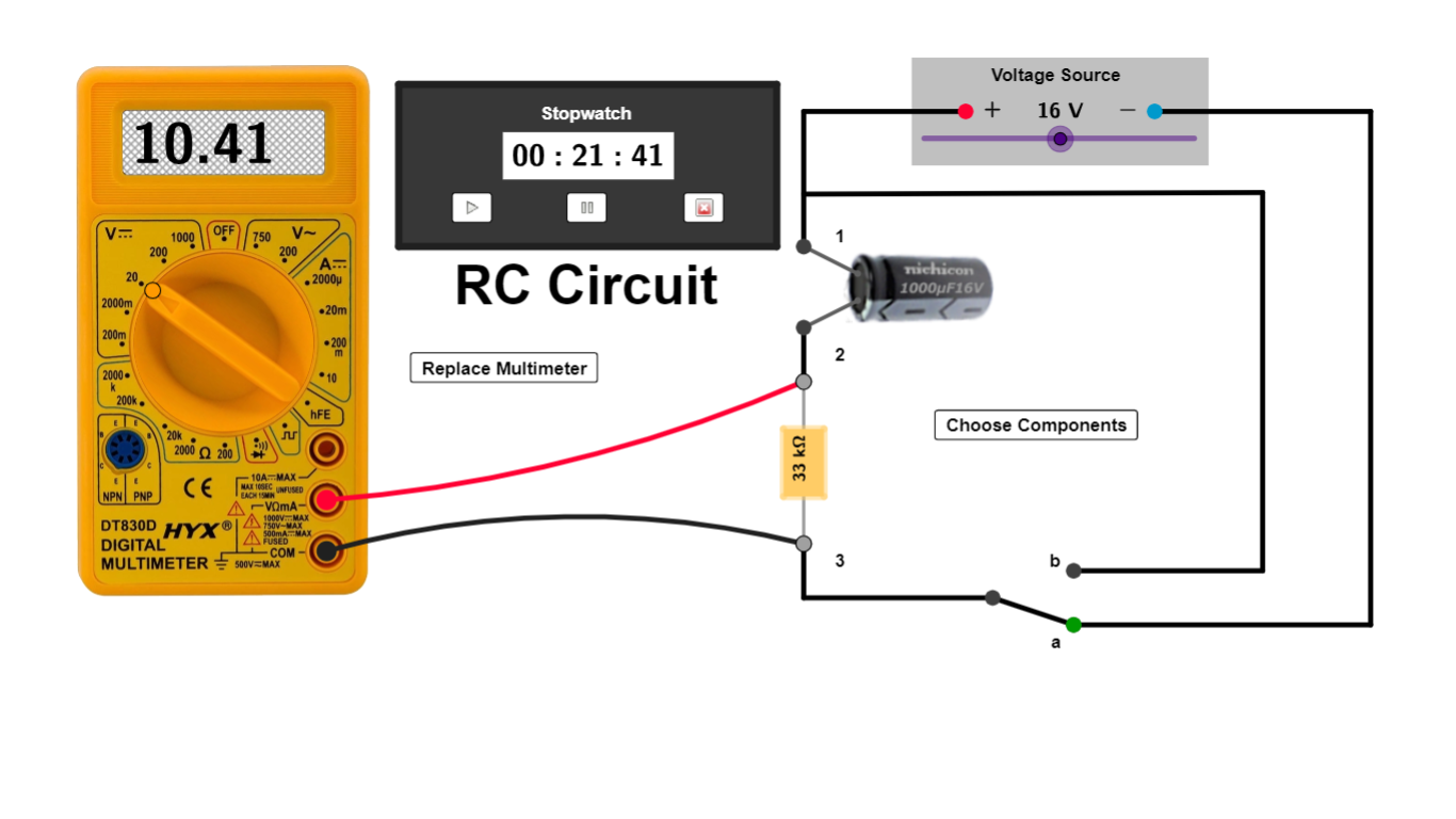 RC Circuit | Virtual Laboratory of Physics | UFC