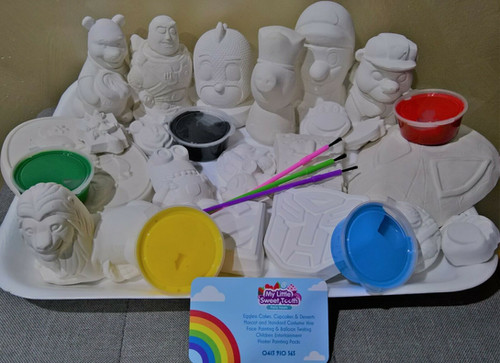 Mega Character Plaster painting pack 29 pieces | mylittle