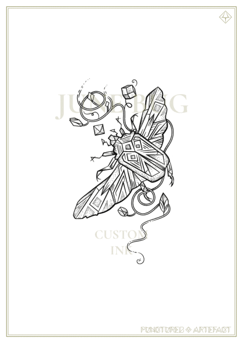 Blog | Custom Tattoo Design | Flying June Bug | Symbolic Tattoo ...