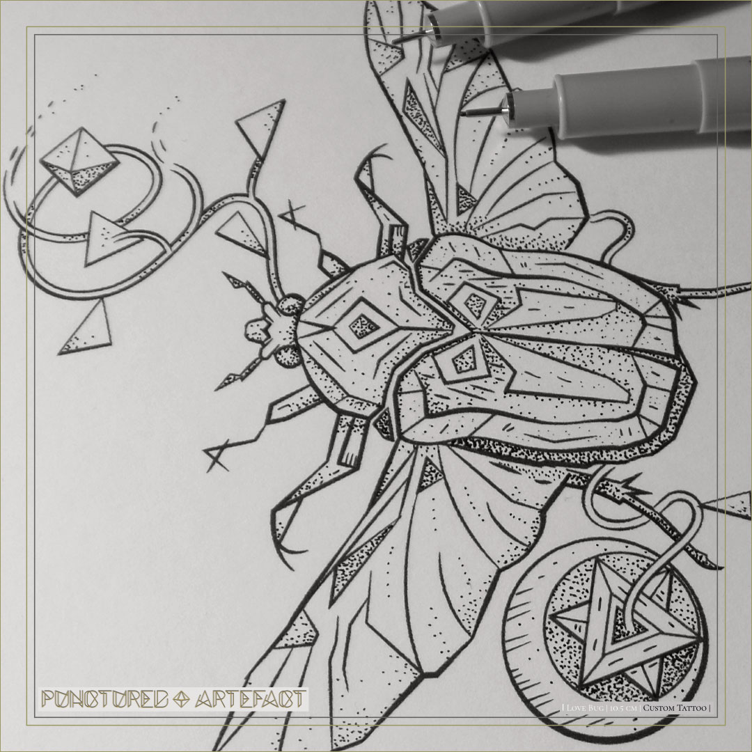 Blog | Custom Tattoo Design | Flying June Bug | Symbolic Tattoo ...