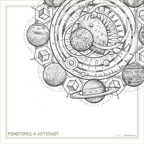COSMIC 7 | Planets Mandala | Punctured Artefact