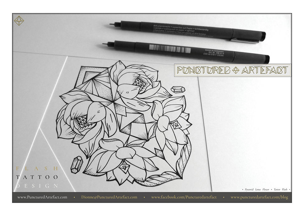 Pyramid | Tattoo Flash Art Download | Punctured Artefact | Shop