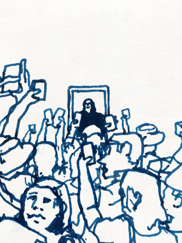 Mona Lisa Louvre 9 x 11" Print | Kevin Zych