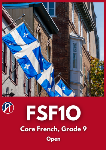 FSF1O Core French (Grade 9) | Averroes Academy