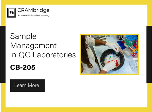 Sample Management in QC Laboratories | CRAMbridge