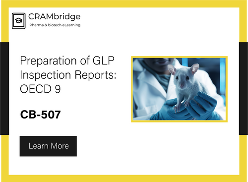 Preparation of GLP Inspection Reports : OECD 9 | CRAMbridge