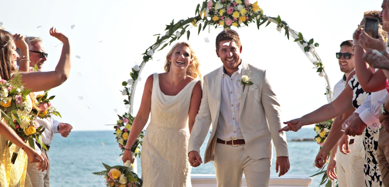 Paphos Cyprus Beach Wedding Packages by Cyprus Dream Weddings