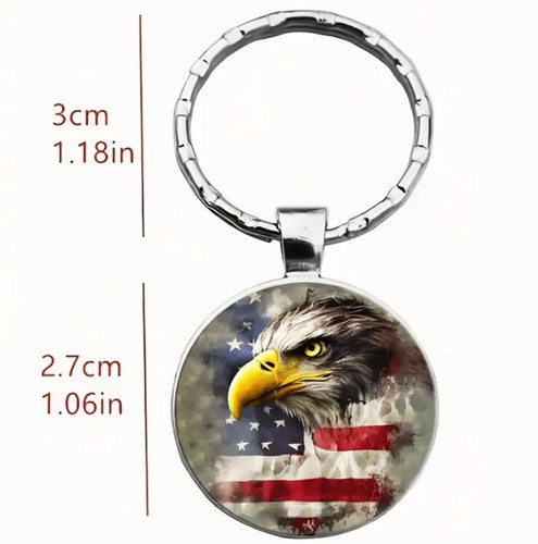 Eagle Flag Keychain SKU 1613 | militarywholesale