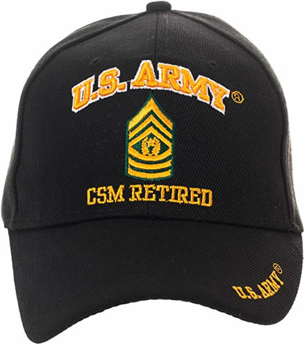 Command Sergeant Major Retired SKU 651 | militarywholesale