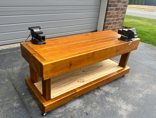 Deluxe Solid Pine Children's Carpentry Table 2 x Vice Included | HSU ...